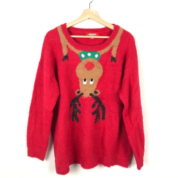 Holiday Traditions | Sweaters | Holiday Traditions Red Rudolph The ...